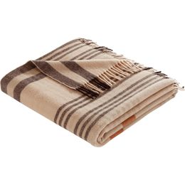 Guido Maria Kretschmer Home & Living Plaid, B:130cm L:170cm, bunt, GUIDO MARIA KRETSCHMER HOME & LIVING, Schurwolle, Wohndecken, "Mila", aus 100% Schurwolle, Kuscheldecke