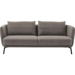 Schöner Wohnen Kollektion 3-Sitzer, B:210cm H:71cm T:91cm, grau, SCHÖNER WOHNEN-KOLLEKTION, 100% Polyester, Sofas, "Pearl - 5 Jahre Hersteller-Garantie, auch in Bouclé", Maße