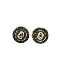 Damen Paar Ohrclips "Stuttgart", gold, Collezione Alessandro, Messing, Ohrringe