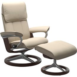 Relaxsessel stressless, B:84cm H:100cm T:73cm, beige, Leder BATICK: BATICK ist ein leicht korrigiertes, durchgefärbtes und genarbtes Möbelleder, bei
