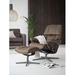 Relaxsessel stressless, B:79cm H:99cm T:75cm, braun, Leder BATICK: BATICK ist ein leicht korrigiertes, durchgef&auml;rbtes und genarbtes M&ouml;belleder, bei