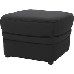 Hocker DOMO collection, B:60cm H:40cm T:60cm, schwarz, Wohnzimmer, Hocker, "Montana"