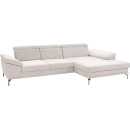 Sit & More Ecksofa SIT & MORE, B:311cm H:85cm T:181cm, beige, Wohnzimmer, Sofas, "Scorpio L-Form", inklusive Sitztiefenverstellung, wahlweise mit Kopfverstellung