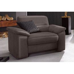 Sit & More Sessel SIT & MORE, B:97cm H:85cm T:92cm, braun, Softlux-Kunstleder;NaturLeder;Luxus-Microfaser ALTARA NUBUCK (100% Polyester), Wohnzimmer, Sessel,