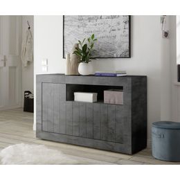 Sideboard Inosign, grau, Wohnzimmer, Sideboards, "Urbino", Breite 138 cm