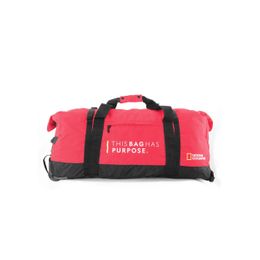 Damen Umh&auml;ngetasche "Pathway", National Geographic, rot, Kunstfaser, Taschen, aus recyceltem Polyester