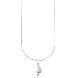 Bruno Banani Damen Kette mit Anhänger "Schmuck Geschenk Silber 925 Halsschmuck Halskette Ankerkette", Silber 925 (Sterlingsilber), L: 45, bunt,