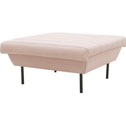 Hocker, B:90cm H:45cm T:105cm, beige, LOOKS by Wolfgang Joop, 100% Polyester, Wohnzimmer, Hocker, "LOOKS IX", Quersteppung, passend zur Serie LOOKS IX