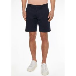 Tommy Hilfiger Herren Chinoshorts "BROOKLYN SHORT 1985", blau, Basic, Gr. 31, unifarben, Stoff, Obermaterial: 97% Baumwolle, 3% Elasthan, Hosen, in