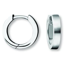 ONE ELEMENT Damen Paar Creolen "Ohrringe Creolen aus 925 Silber &Oslash; 13,5 x 2,9 mm", Damen, Silber 925 (Sterlingsilber), silber, Silber 925