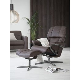 Relaxsessel stressless, B:92cm H:100cm T:80cm, braun, Leder PALOMA: PALOMA ist ein durchgefärbtes Semianilin-Möbelleder mit natürlicher Narbung.,