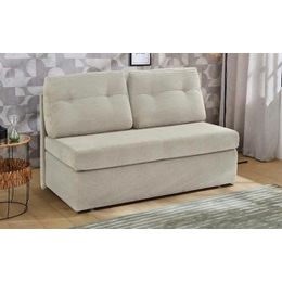 Jockenhöfer Schlafsofa, B:130cm T:85cm, grau, JOCKENHÖFER GRUPPE, Cord: 100% Polyester, Kinderzimmer, Sofas, "Torben", Platzsparendes Sofa mit Gästebettfunktion