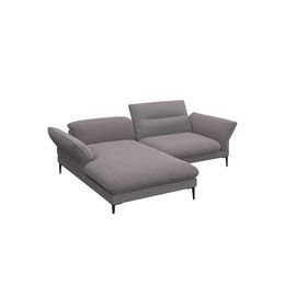 Ecksofa FLEXLUX, B:245cm H:88cm T:182cm, braun, 100% Polyester, Wohnzimmer, Sofas, "Salino, Funktionssofa mit Recamiere, Relaxsofa, Ecksofa", Sofa