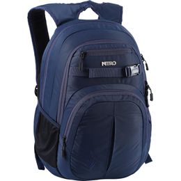 Nitro Kinder Schulrucksack "Chase", blau, Polyester, Rucksäcke, Alltagsrucksack, Rucksack für Freizeit, Schule, Arbeit und Reise