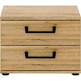 Nachtschrank FORTE, B:46,3cm H:33,7cm T:40,8cm, braun, FSC-zertifizierter Holzwerkstoff, Schränke