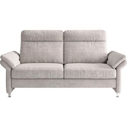 3-Sitzer Home Affaire, B:158cm H:103cm T:89cm, grau, 100% Polyester, Sofas, "Mailand", mit komfortablem Federkern-Sitz, wahlweise mit Move-Funktion