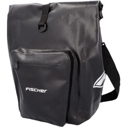 FISCHER BIKE FISCHER FAHRRAD Gepäckträgertasche "PLUS Terra", B/H/T: 34cm x 14cm x 45cm, schwarz, Taschen