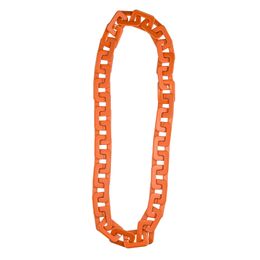 Damen Lange Kette "Mailand", orange, Basic, Collezione Alessandro, Kunstfaser, Halsketten, Polyesterglieder