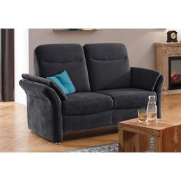 2-Sitzer Home Affaire, B:169cm H:103cm T:89cm, schwarz, Sofas, "Tahoma", mit Armteilverstellung, Federkern