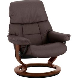 Relaxsessel stressless, B:79cm H:98cm T:76cm, braun, Leder BATICK: BATICK ist ein leicht korrigiertes, durchgefärbtes und genarbtes Möbelleder, bei