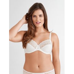 Felina Damen B&uuml;gel-BH "Joy", Gr. 75, gelb, Spitze, Obermaterial: 65% Polyester, 27% Polyamid, 8% Elasthan, unifarben, BHs, mit Spitze, St&uuml;tzfunktion