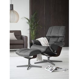 Relaxsessel stressless, B:79cm H:99cm T:75cm, grau, Leder BATICK: BATICK ist ein leicht korrigiertes, durchgef&auml;rbtes und genarbtes M&ouml;belleder, bei