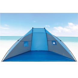 EXPLORER Strandmuschel "Strandmuschel", B/H/L: 120cm x 120cm x 270cm, blau, Zelte