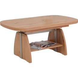 Couchtisch Hela, B:108cm H:53cm T:68cm, braun, Wohnzimmer, Tische, "Fabian", mit Funktion, ausziehbar und h&ouml;henverstellbar