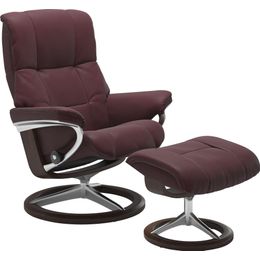 Relaxsessel stressless, B:83cm H:102cm T:74cm, rot, Leder BATICK: BATICK ist ein leicht korrigiertes, durchgefärbtes und genarbtes Möbelleder, bei