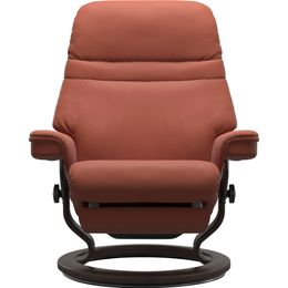 Relaxsessel stressless, B:79cm H:103cm T:78cm, rot, Leder BATICK: BATICK ist ein leicht korrigiertes, durchgefärbtes und genarbtes Möbelleder, bei