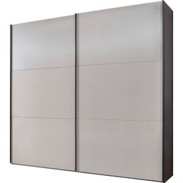 Schwebet&uuml;renschrank Wiemann, B:197,3cm H:217cm T:67cm, grau, Schr&auml;nke, "Korfu", hochwertige Beschl&auml;ge