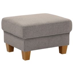 Polsterhocker Home Affaire, B:63cm H:48cm T:74cm, braun, 100% Polyester, Hocker, "Conville", Passend zur Servie "Conville", mit Federkern
