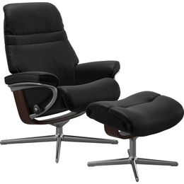 Relaxsessel stressless, B:83cm H:105cm T:74cm, schwarz, Leder BATICK: BATICK ist ein leicht korrigiertes, durchgefärbtes und genarbtes Möbelleder,