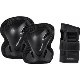 Powerslide Protektoren-Set "One Basic Adult", XL, schwarz, Protektoren