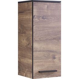 Hängeschrank SAPHIR, B:30cm H:72cm T:33cm, braun, Spanplatte, Badezimmer, Schränke, "Quickset 374 Wand-Badschrank, 1 Tür, 2 Einlegeböden, inkl.