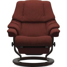 Relaxsessel stressless, B:79cm H:98cm T:78cm, rot, Leder BATICK: BATICK ist ein leicht korrigiertes, durchgefärbtes und genarbtes Möbelleder, bei dem