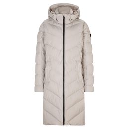 Ziener Damen Parka "TELSE", beige, Gr. 42, Obermaterial: 100% Polyester;Futter: 1. 100% Polyester, 2. 100% Polyamid;Wattierung: 100% Polyester;,