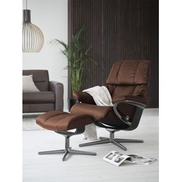 Relaxsessel stressless, B:83cm H:100cm T:76cm, braun, Leder PALOMA: PALOMA ist ein durchgefärbtes Semianilin-Möbelleder mit natürlicher Narbung.,