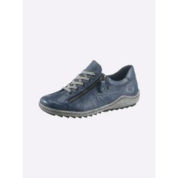 Remonte Damen Schn&uuml;rschuh, Gr. 38, blau, Glattleder, Schuhe