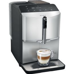 Siemens Kaffeevollautomat "EQ300 TF303E01, viele Kaffeespezialitäten, OneTouch-Funktion", B:25,1cm H:38,3cm T:43,3cm, silber, Kaffeevollautomaten,