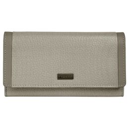 Bugatti Damen Geldb&ouml;rse "SINA", grau, Leder, leicht gl&auml;nzend, unifarben, Kleinlederwaren, echt Leder
