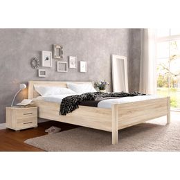 Bett Priess, B:150cm H:85cm L:208cm, braun, Jugendzimmer, Betten, "Husum Schlafzimmer Jugendzimmer Rahmenbett", mit Komforthöhe verschiedene