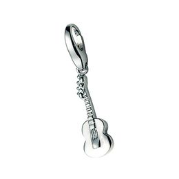 Damen Charm-Einh&auml;nger "Gitarre, Silber 925", silber, Giorgio Martello MILANO, Silber 925 (Sterlingsilber), Charms