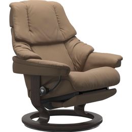 Relaxsessel stressless, B:88cm H:98cm T:77cm, braun, Leder BATICK: BATICK ist ein leicht korrigiertes, durchgefärbtes und genarbtes Möbelleder, bei