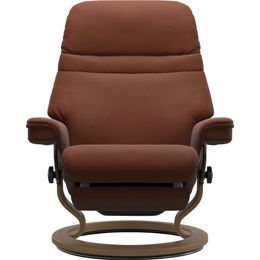Relaxsessel stressless, B:88cm H:103cm T:78cm, braun, Leder BATICK: BATICK ist ein leicht korrigiertes, durchgefärbtes und genarbtes Möbelleder, bei