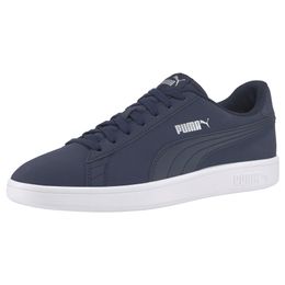 Puma Herren Sneaker "Puma Smash v2 Buck", Gr. 37, blau, Synthetik, Schuhe