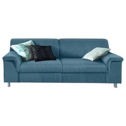 2,5-Sitzer Inosign "Jamie" Sofas Gr. B/H/T: 190cm x 72cm x 80cm, Struktur fein, ohne Funktion, blau (petrol)