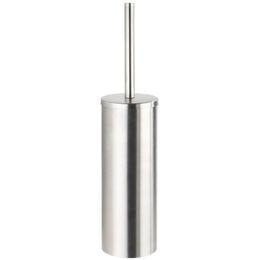 WC-Garnitur Wenko, B:9cm H:40,5cm L:9cm, schwarz, Edelstahl, Polypropylen, Reinigungsb&uuml;rsten, "Orea", B&uuml;rstenhalter inkl. WC-B&uuml;rste