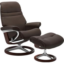 Relaxsessel stressless, B:79cm H:103cm T:73cm, braun, Leder BATICK: BATICK ist ein leicht korrigiertes, durchgefärbtes und genarbtes Möbelleder, bei