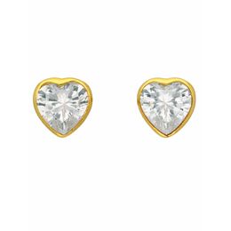 Adelia&acute;s ADELIA ́S Damen Paar Ohrh&auml;nger "1 Paar 333 Gold Ohrringe / Ohrstecker mit Zirkonia", Damen, Gold, gold, Gold, Ohrringe, 333 Gold mit Zirkonia